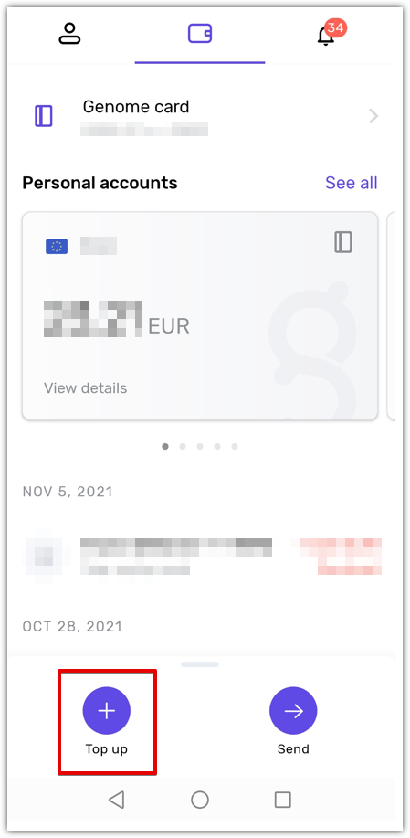 How to top up my Genome Card (wallet)? – My Genome Support